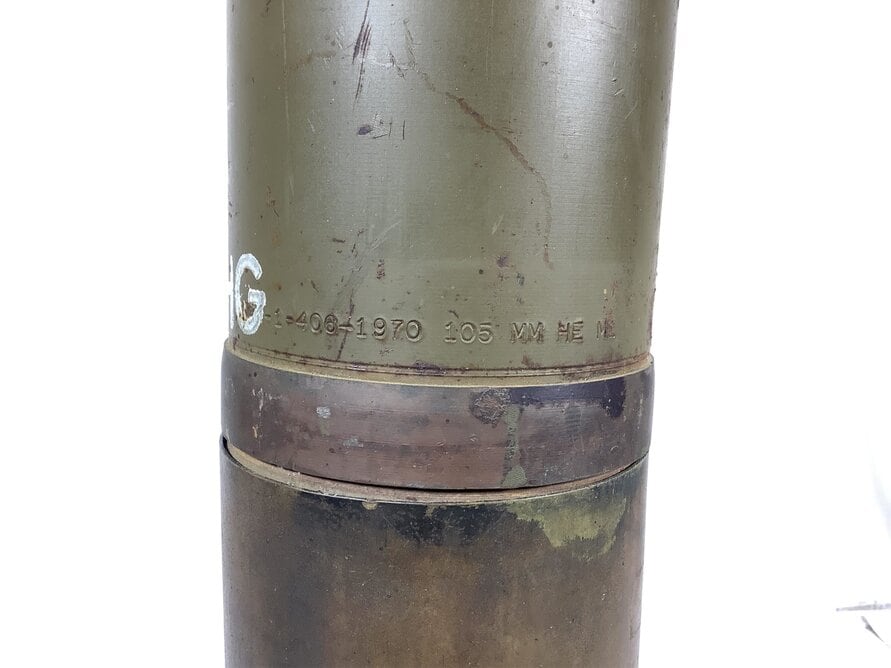 1970 Vietnam Era 105MM Artillery Shell | EJ'S Auction & Appraisal