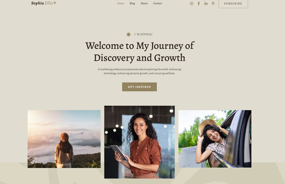 Introducing the Lifestyle Blogger WordPress Template