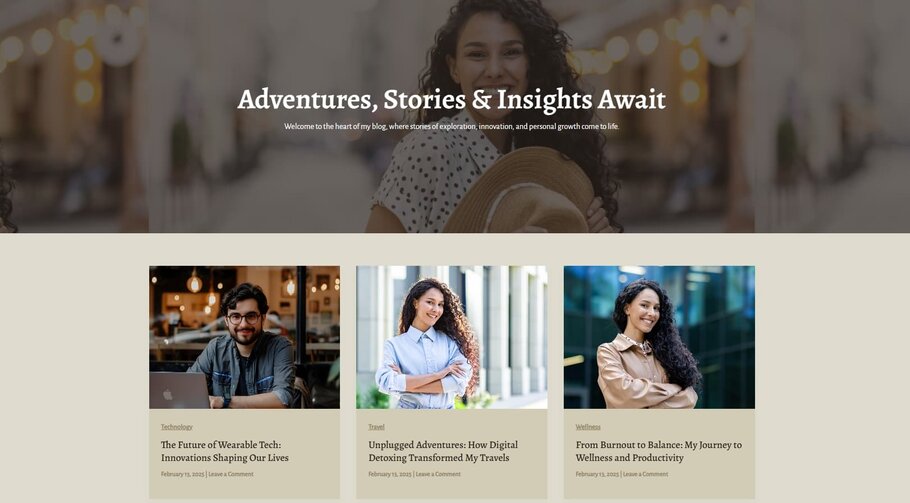 Introducing the Lifestyle Blogger WordPress Template