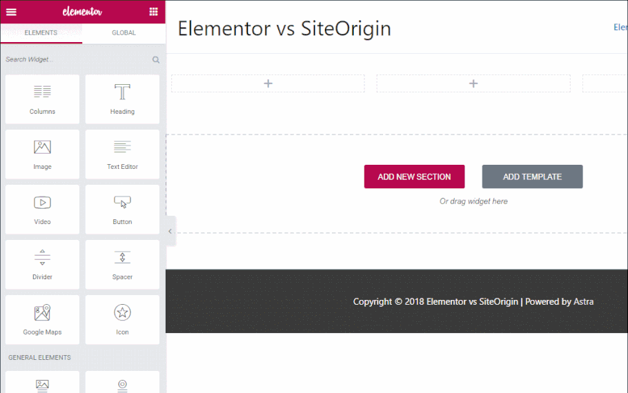 Siteorigin vs Elementor: Detailed Page Builder Comparison