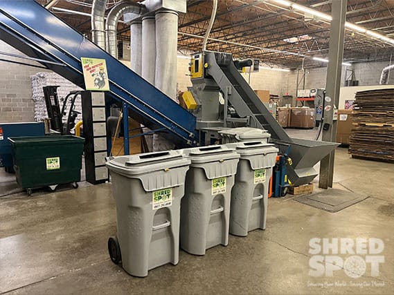 shredding recycle center