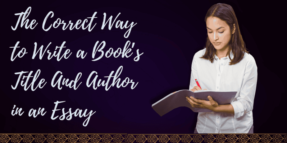  How To Identify A Book Title In Writing How To Write A Book Title In MLA Formatting 2022 10 12