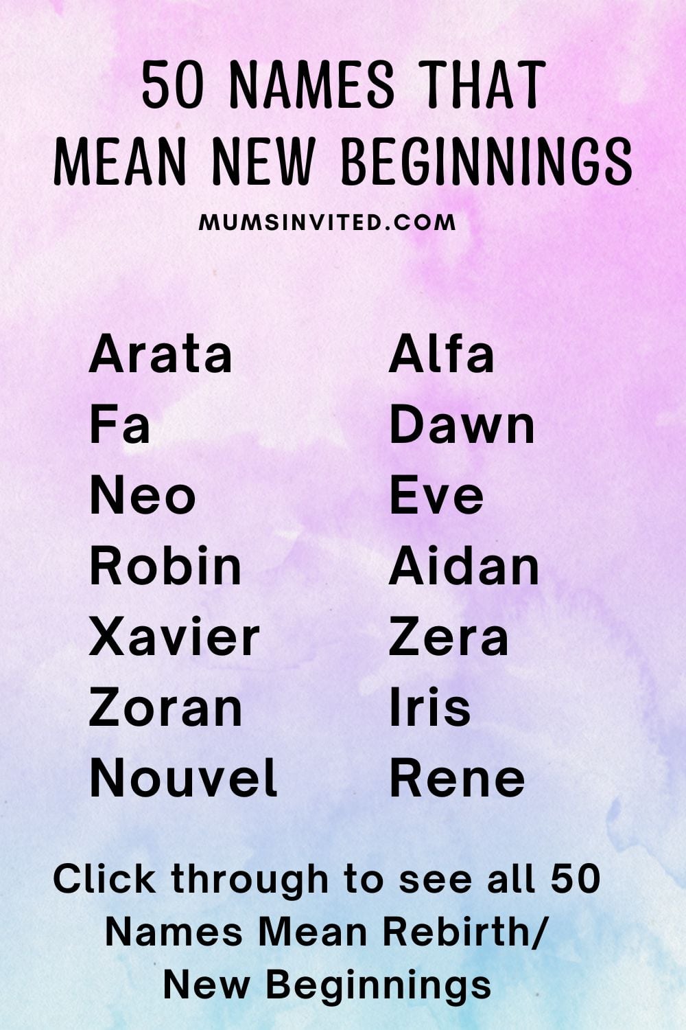Meaning Of Names 53 Ultimate Baby Names That Mean New Beginning And