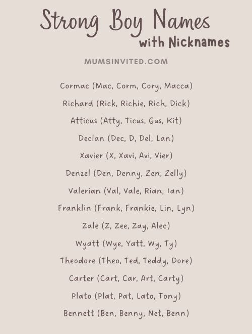 hardworking boy names