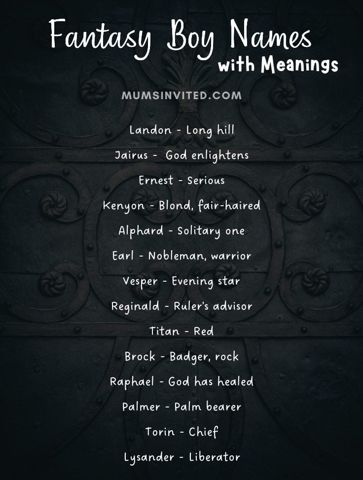 fantasy warrior names