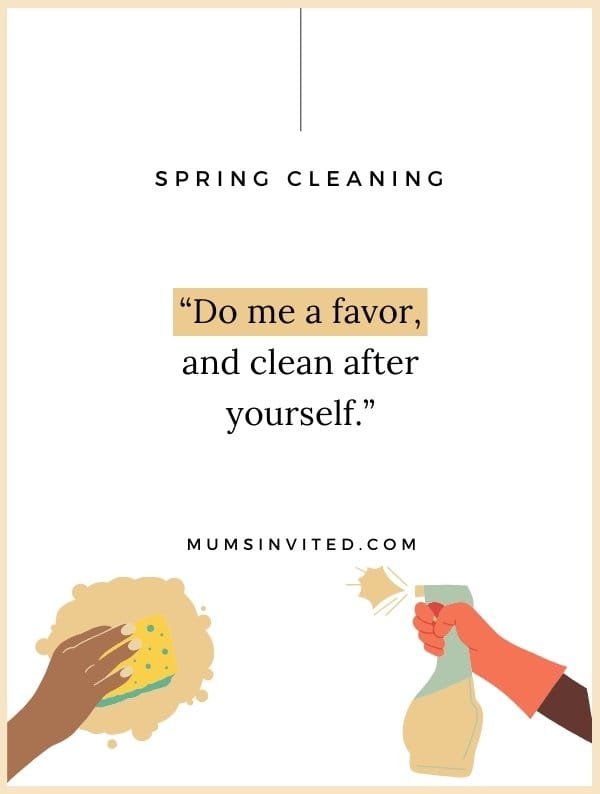 spring clean captions