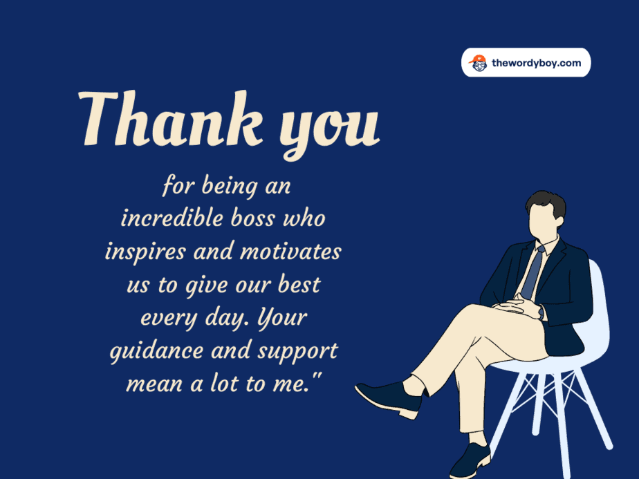 Thank You For Your Support Messages To Boss - Infoupdate.org