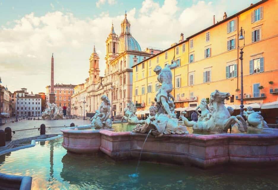 Famous Fountain Rome Trevi Fountain, Rome Walking Tour From The