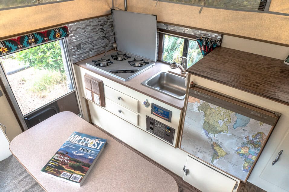 Truck Pop Up Camper Interior