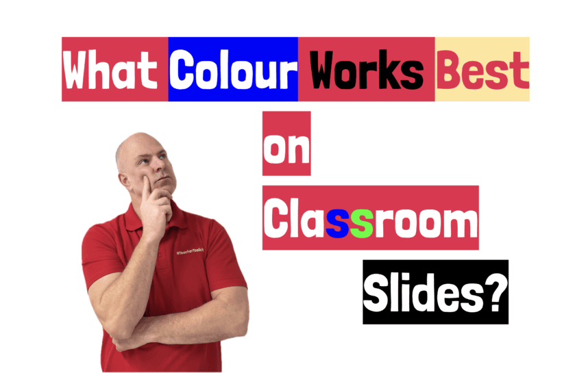 powerpoint text background colour