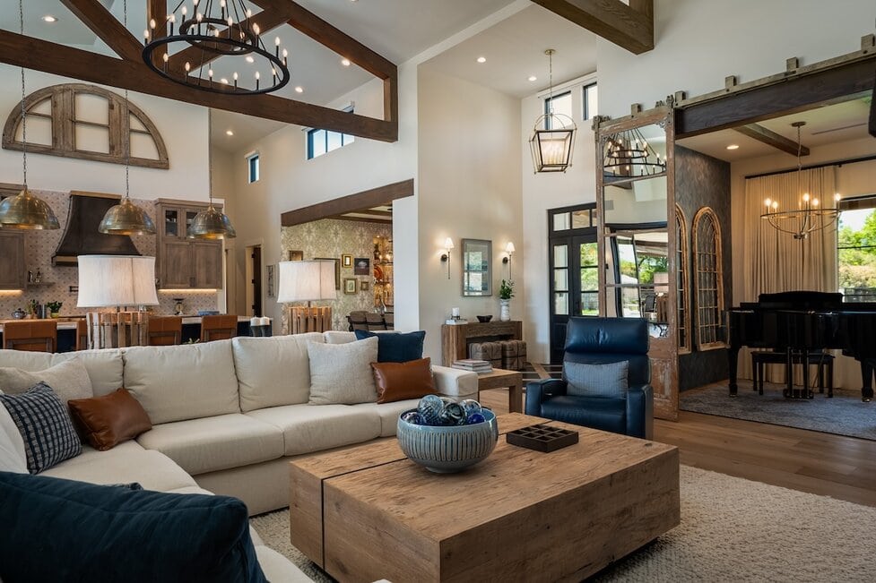 Interiors Rustic Stone Farmhouse