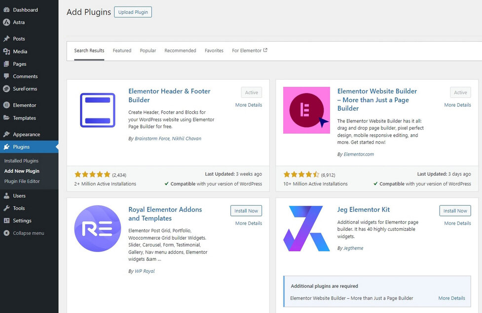 wordpress header footer plugin