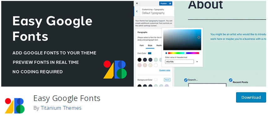 wordpress font plugin