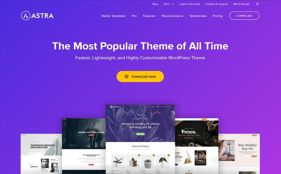event wordpress template