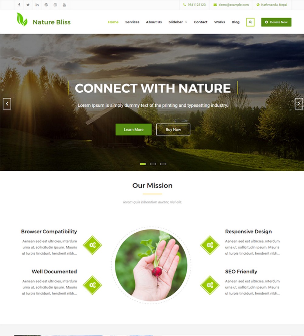 nature theme examples