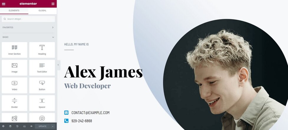 portfolio web example