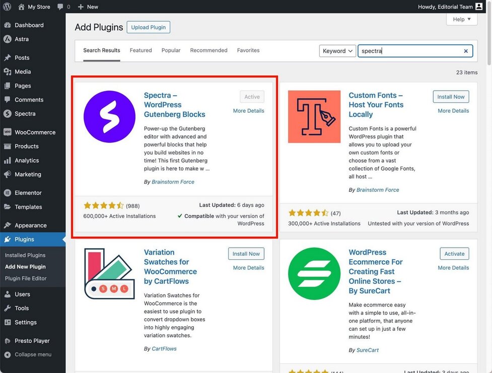 wordpress top banner plugin