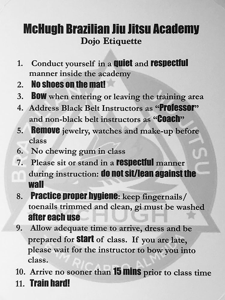 jiu jitsu rules