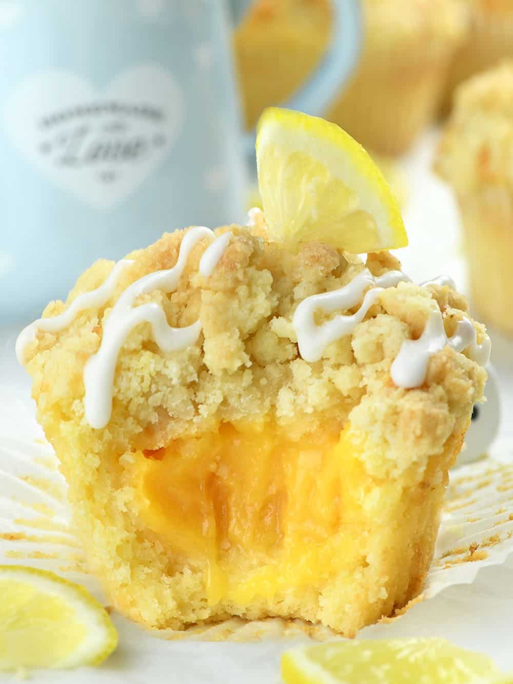 lemon curd muffins