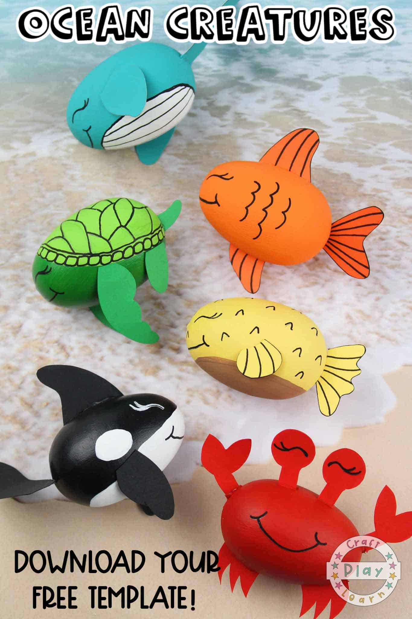 Preschool Ocean Animal Crafts