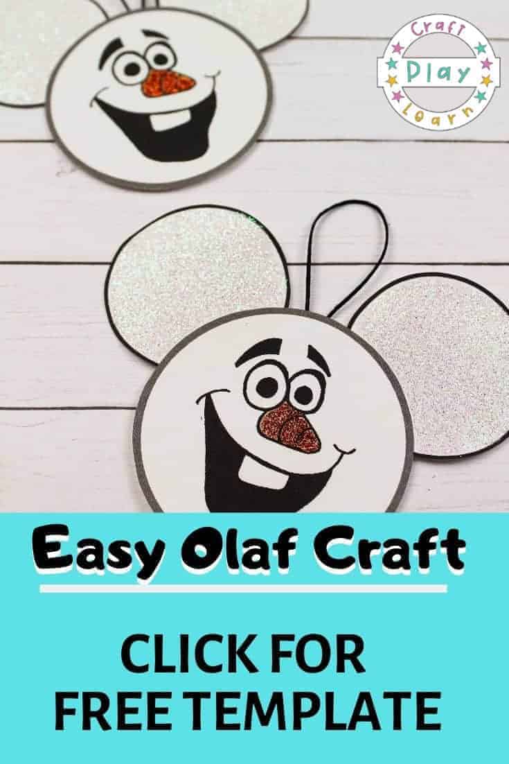 Olaf Print Out The Pin On Nose