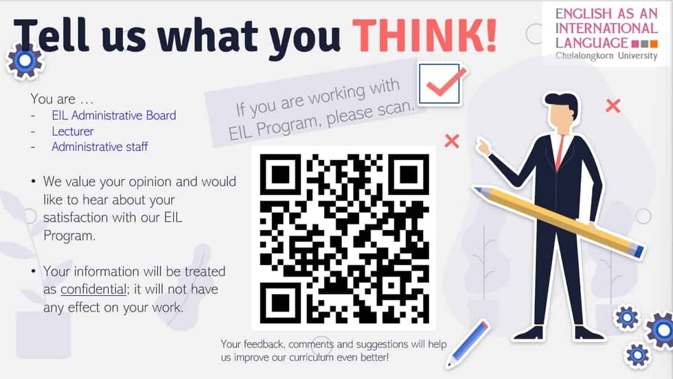 HELP US IMPROVE！ - (EIL) English as an International Language