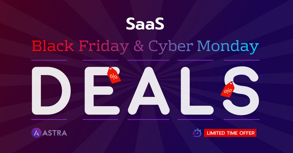 SaaS Black Friday Deals 2025: SaaS-y Savings up to 90%!