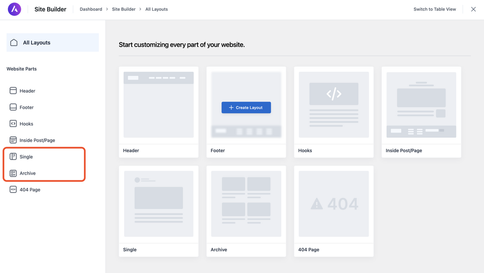 wordpress astra category template