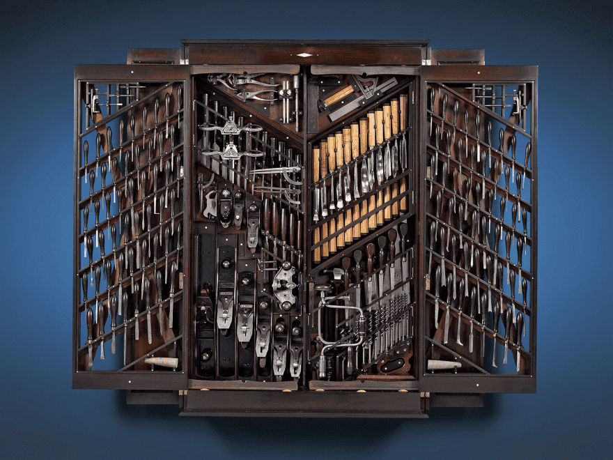Studley Toolbox A 19th Century Toolbox That Holds 300 Items Leona Creo