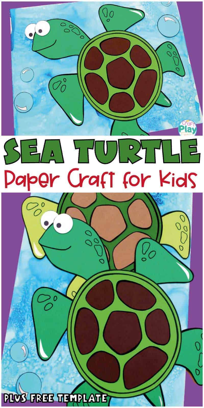 How To Draw A Sea Turtle Art Projects For Kids