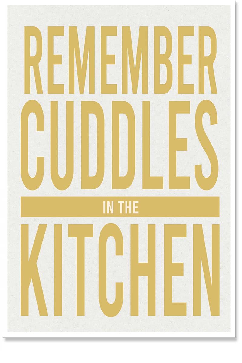Cuddles In The Kitchen Boho Print- Pyaarnation