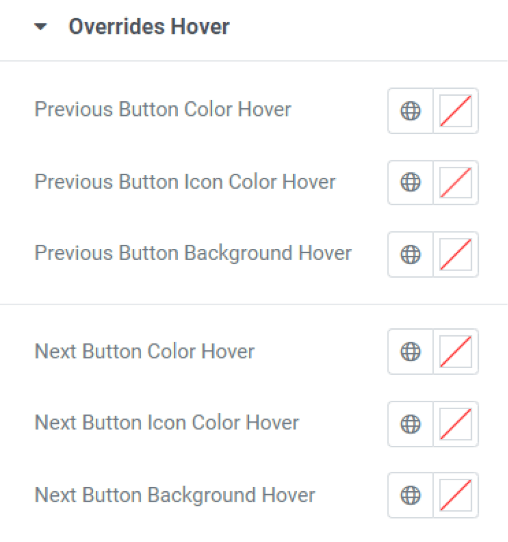 next previous arrow css