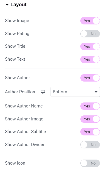 testimonial grid section