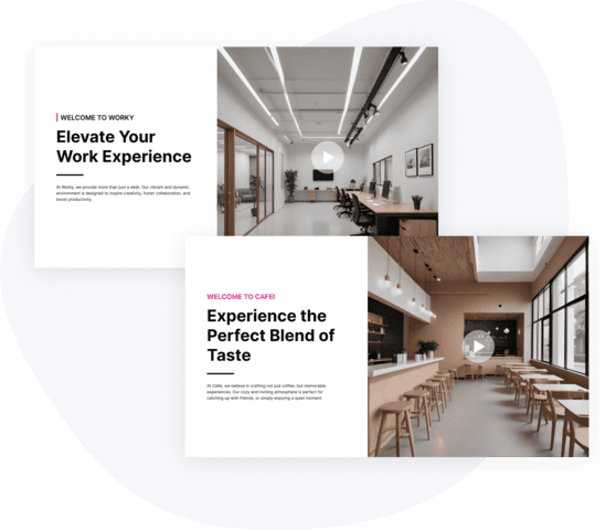 Split Video Hero Block for WordPress