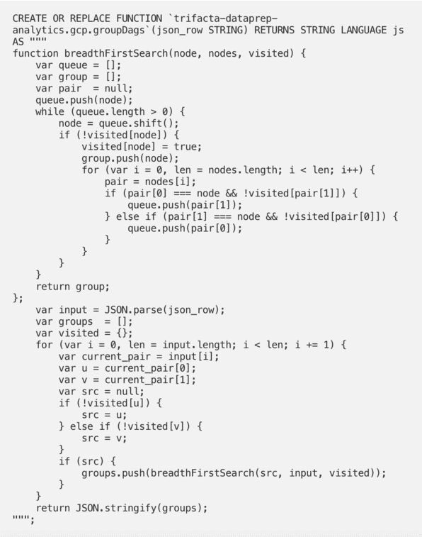 How To Extend Cloud Dataprep By Using Bigquery Javascript Udfs