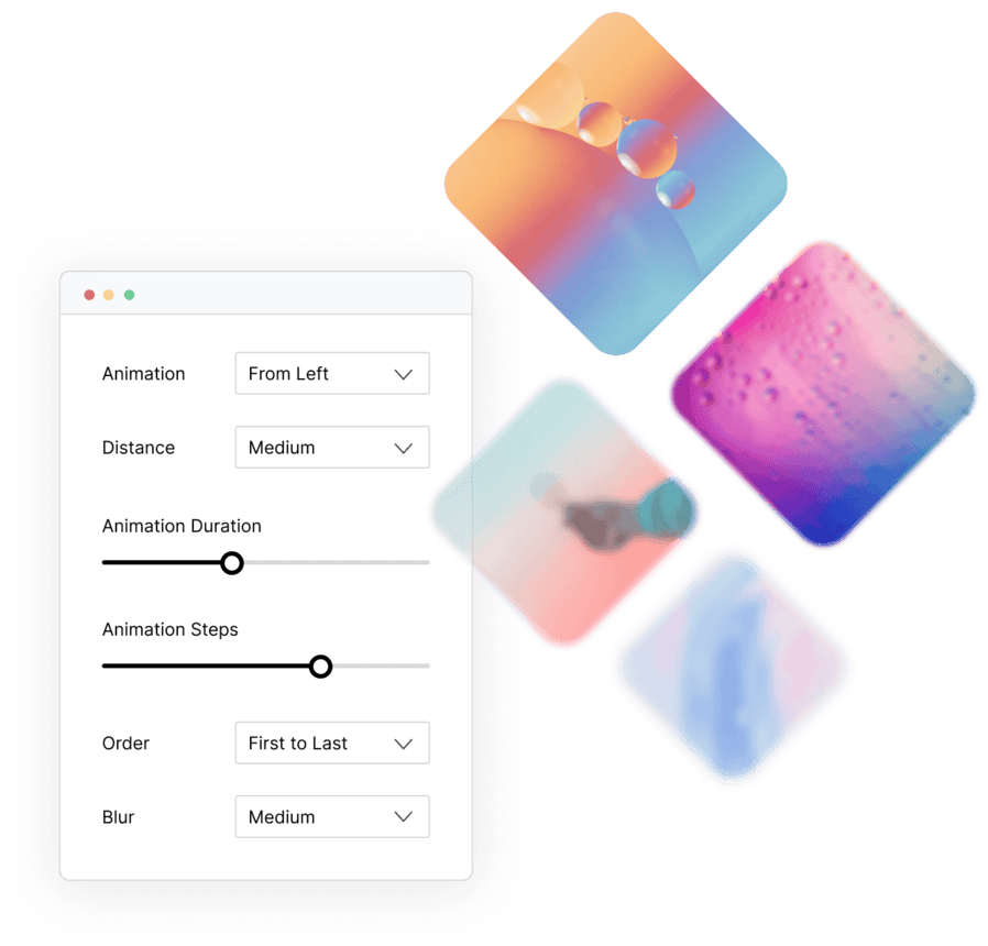 scroll sequence unlimited elements