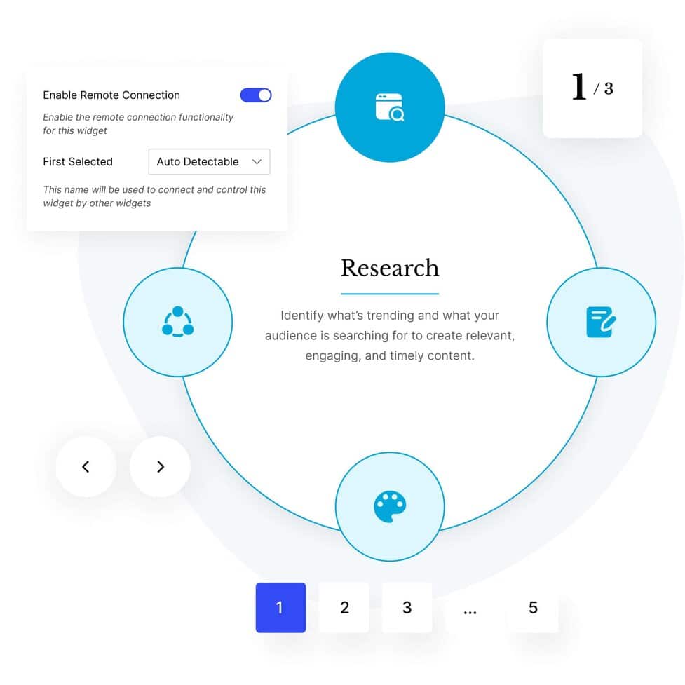 infographic widget experience builder