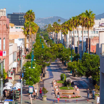 pico boulevard and hope street