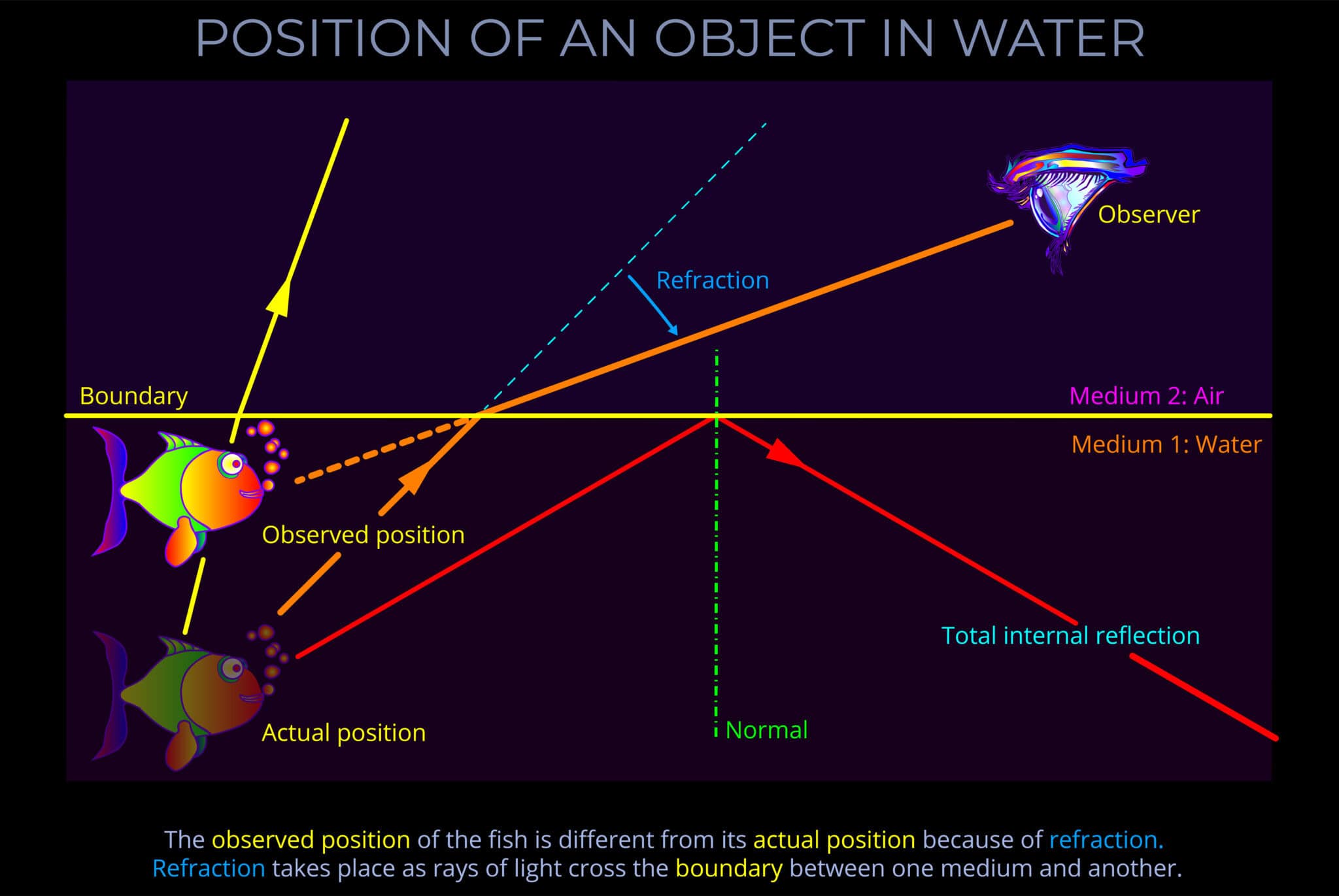 Position of an Object in Water – lightcolourvision.org