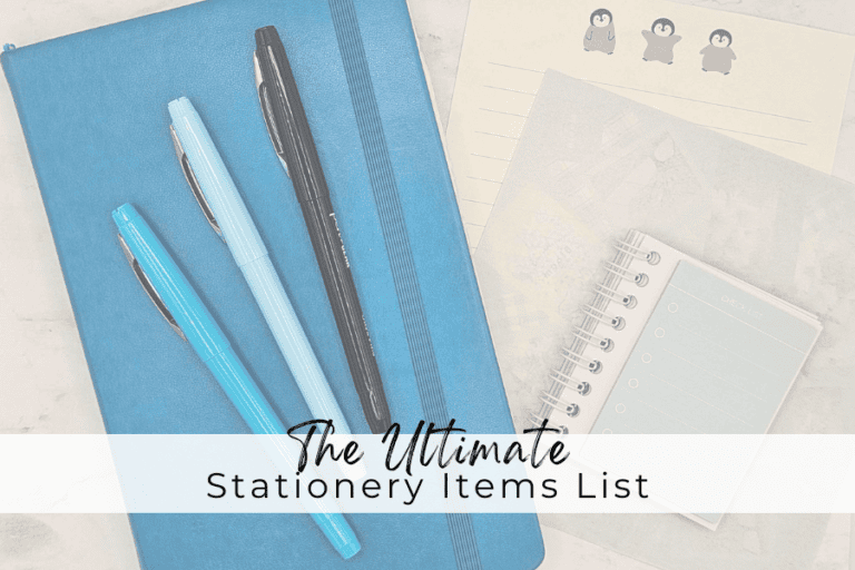 The Ultimate Stationery Items List Everyone NEEDS (For Office and ...