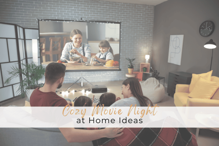 25 COZY Movie Night At Home Ideas (Fun Essentials Inside!) - Just Taty ...