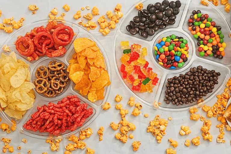 FUN Movie Night Snack Tray Ideas with Dollar Store Items - Just Taty Things