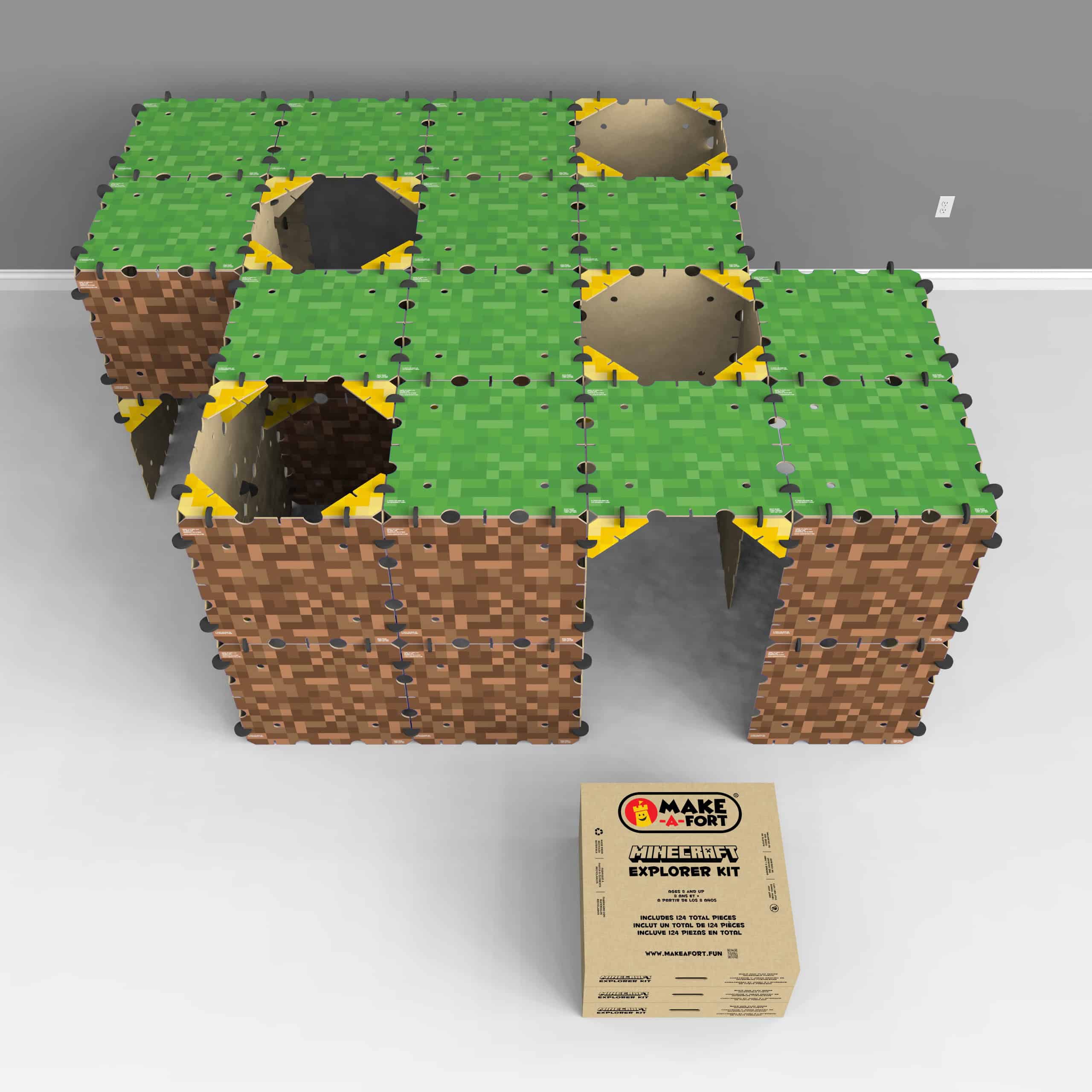 Minecraft Dirt House X3 | Make-A-Fort