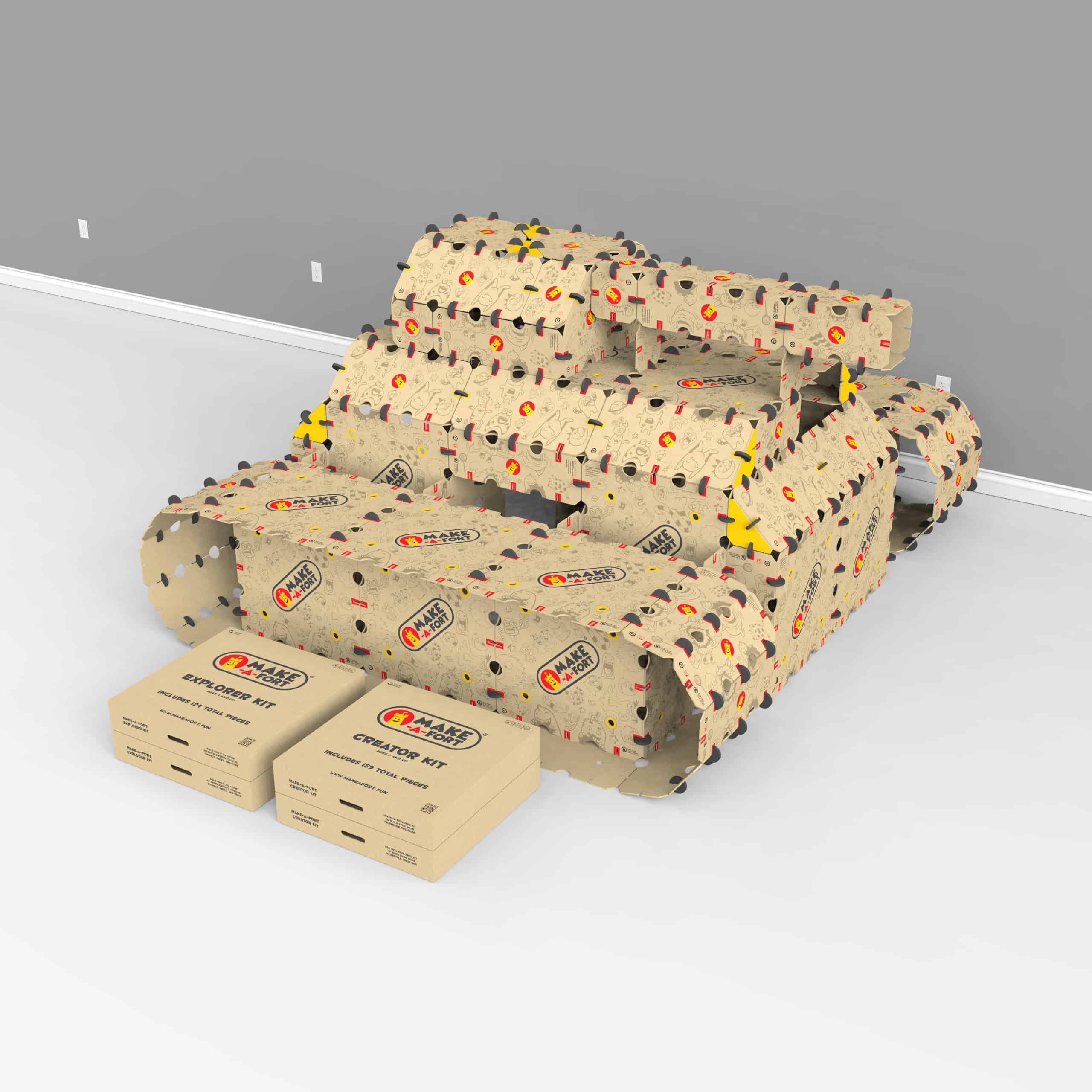 Build a Cardboard Tank | Make-A-Fort