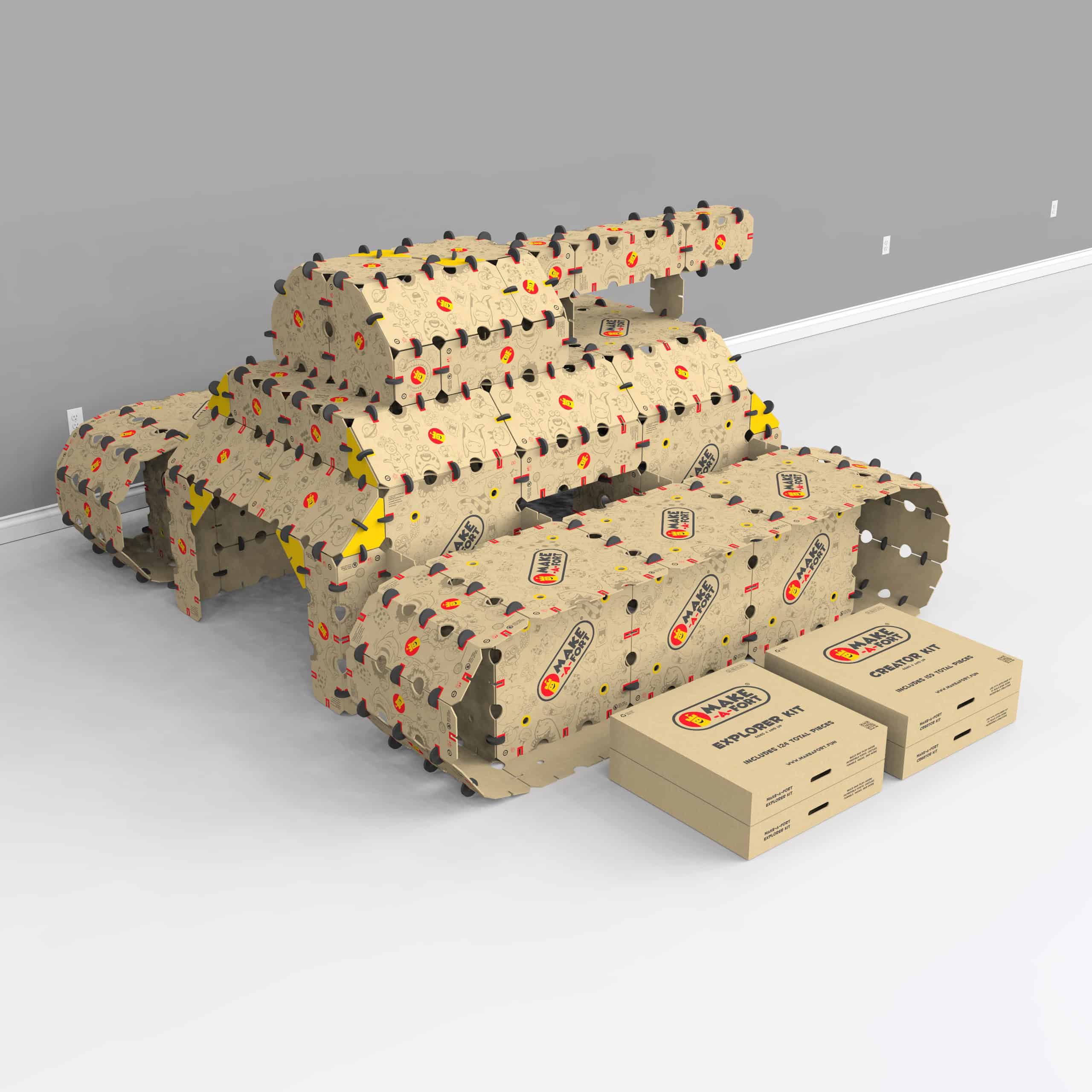 Build a Cardboard Tank | Make-A-Fort