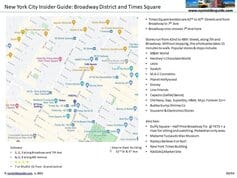 New York City Tourist Map | Free Print Guide, Attractions, Neighborhoods