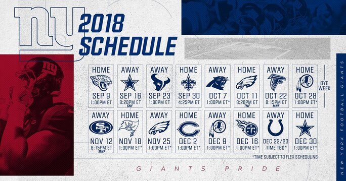giants schedule