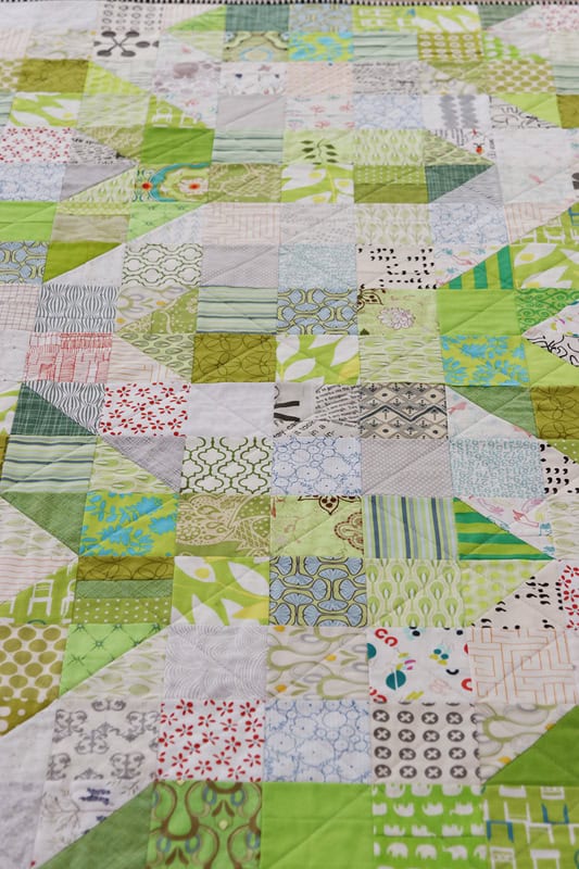 chevron border quilt