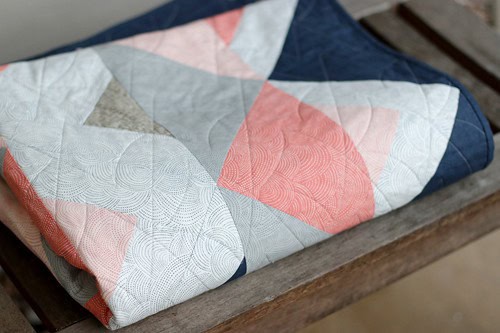 twisted triangles quilt pattern