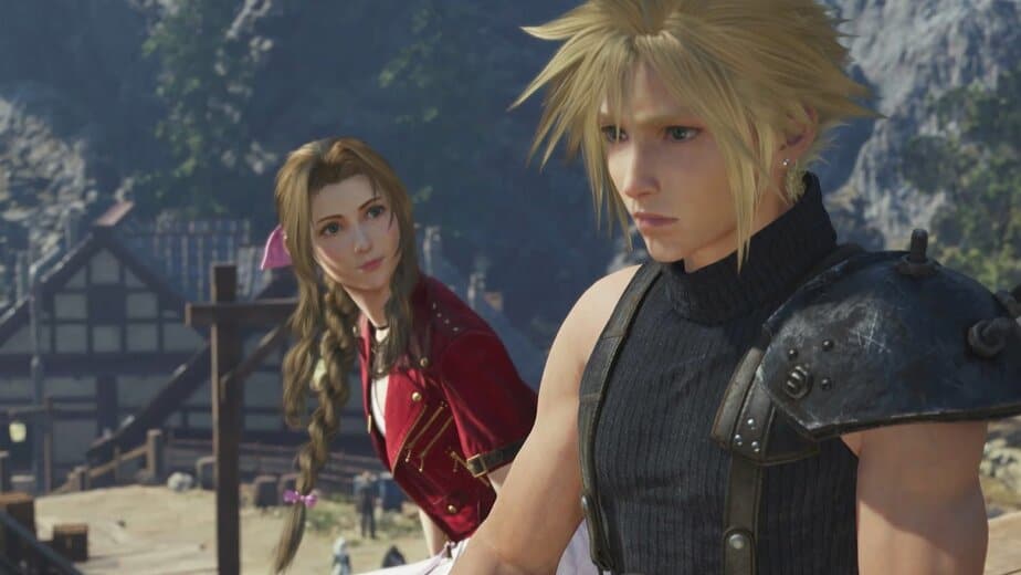 Aerith And Cloud Final Fantasy